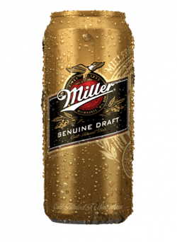 Miller Genuine Draft Beer Can