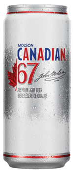 Molson Canadian 67 12 Cans/Canettes | V-no.ca