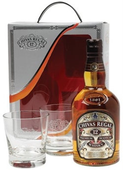 Coffret Chivas Regal 12 Ans Avec Deux Verres | V-no.ca